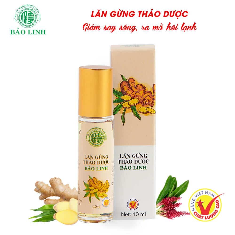 Роликовый бальзам Lan Gung "Thao Duoc", для массажа, от простуды, головной боли 10 мл