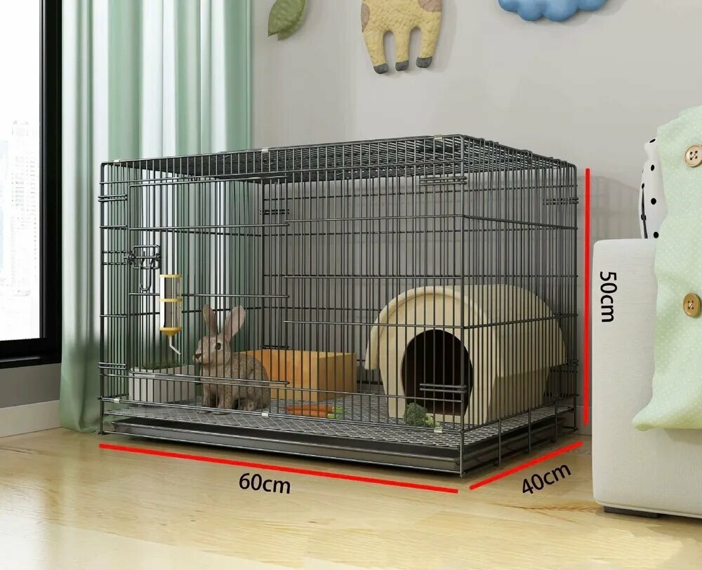 Крытая разборная клетка для кроликов