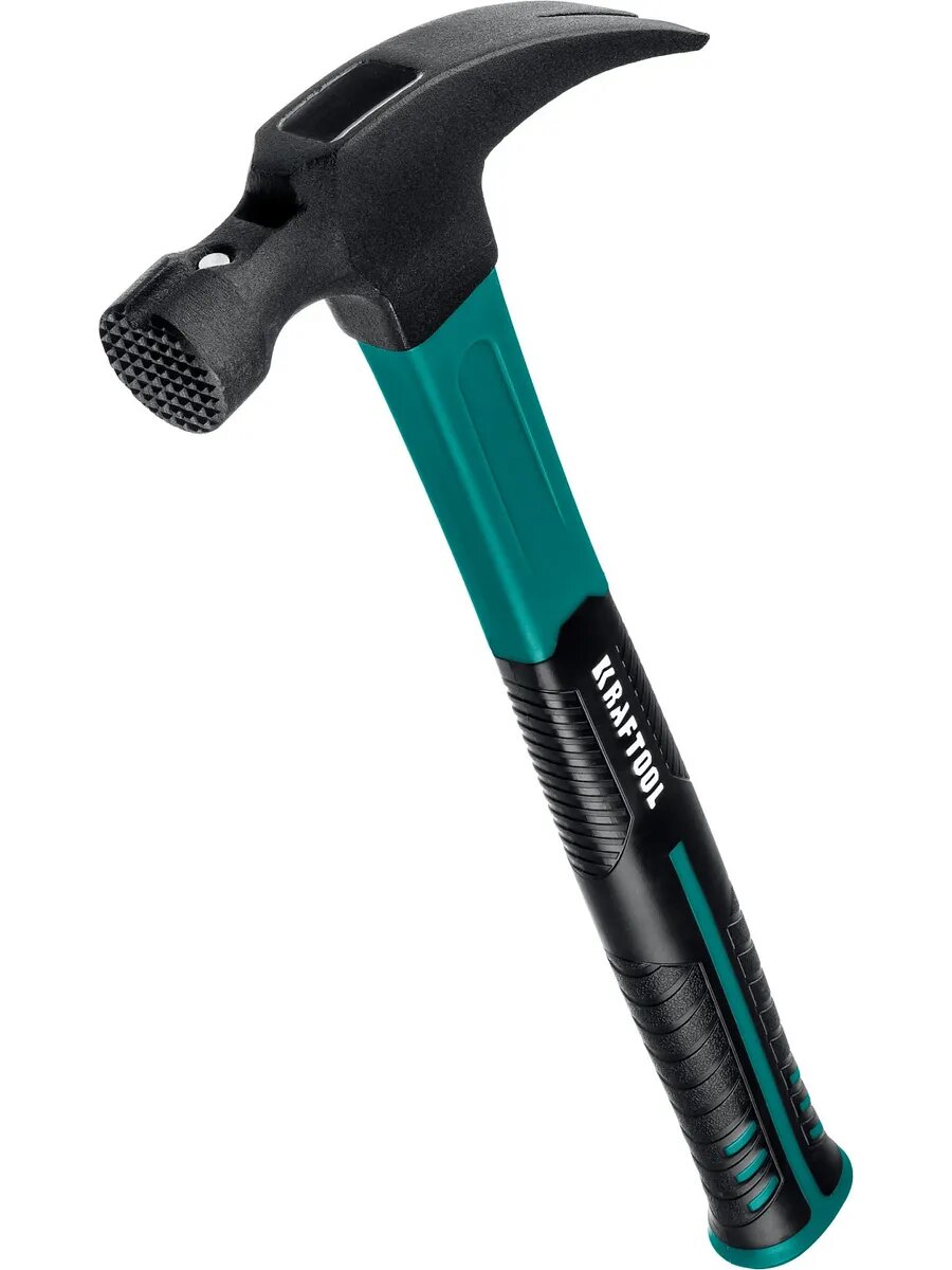 Fiberglass-M, 560 г, столярный молоток-гвоздодёр (20265-56)