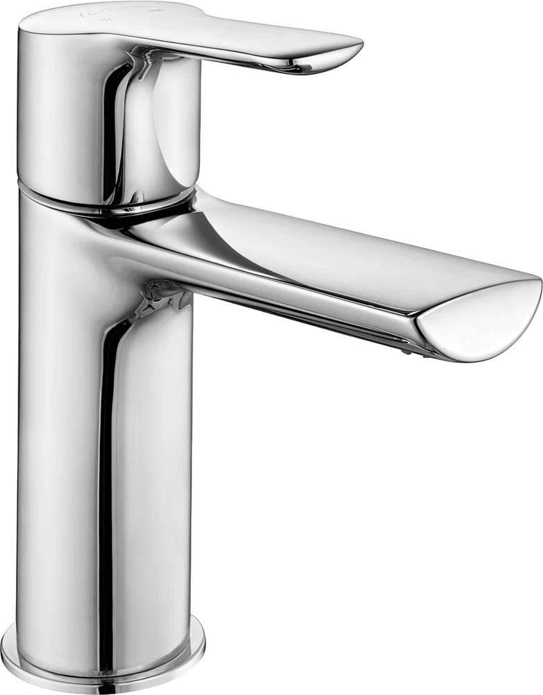 Смеситель для раковины E.C.A. Luna 102108940EX хром, глянцевый, кран для ванной в раковину, из латуни, рычажный, с керамическим картриджем