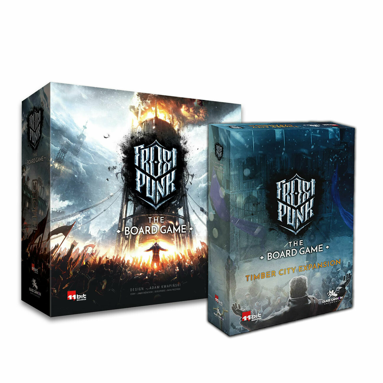 Настольная игра Frostpunk: The Board Game + дополнение Timber City на английском