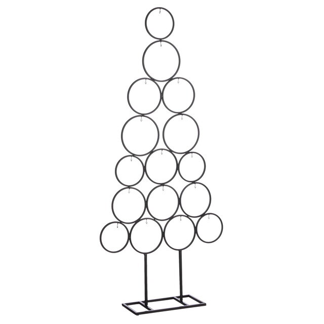 Декоративная елка из металла Viviana 118 см черная, Edelman, 1105629