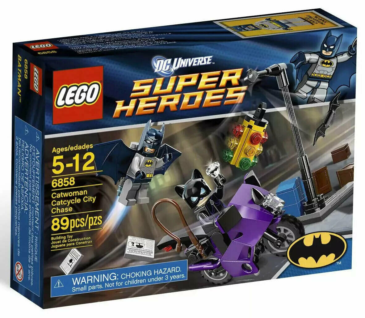 LEGO Super Heroes 6858 Погоня за котоциклом Женщины-Кошки в городе