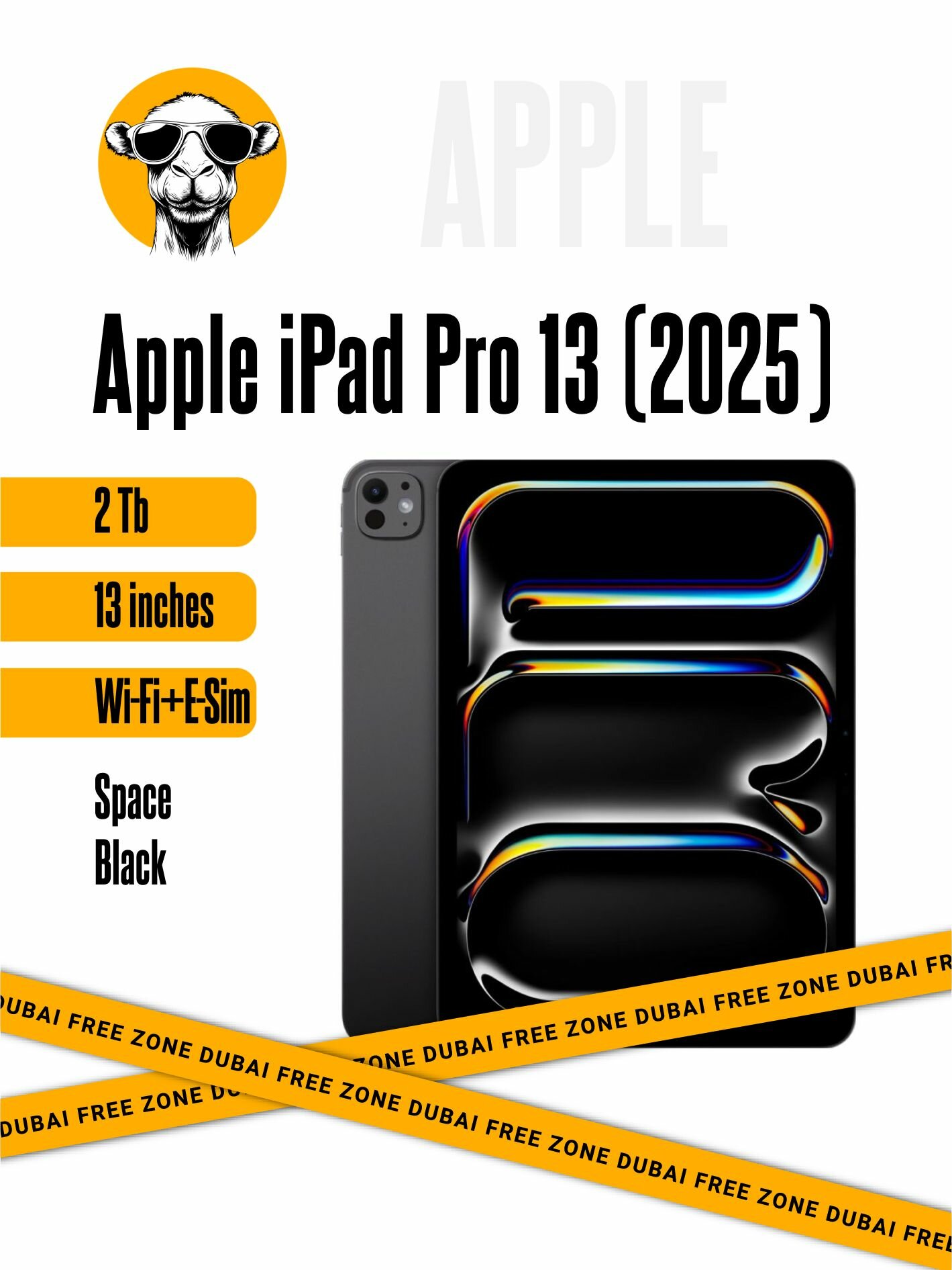 Планшет Apple iPad Pro 13 M5 2025 16/2Tb 5G Space Black