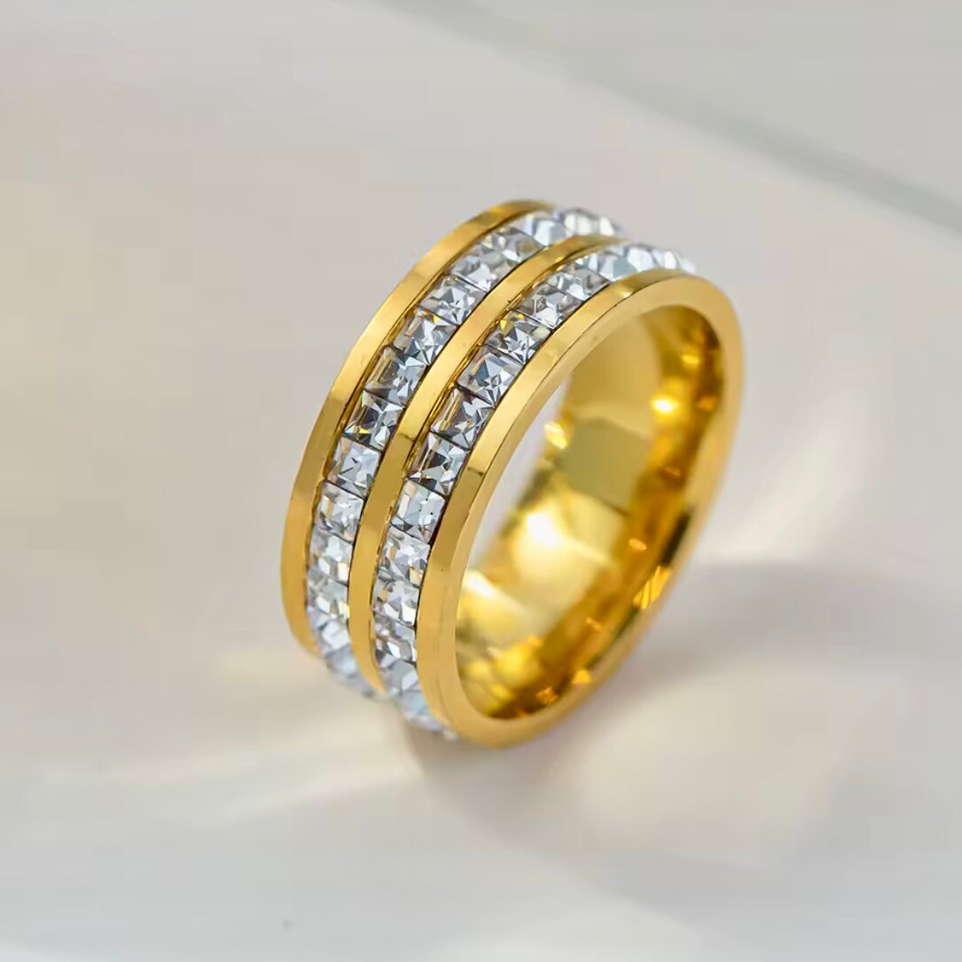 Кольцо наборное, циркон, Swarovski Zirconia, фианит