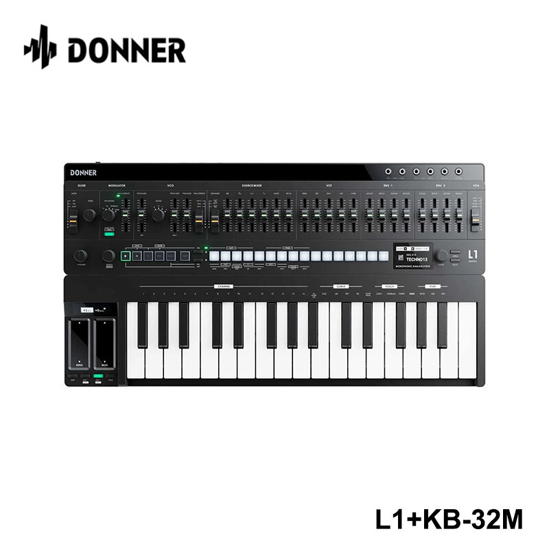 Donner Essential L1 Synthesizer + KB-32M Набор портативных MIDI-клавиатур и контроллеров