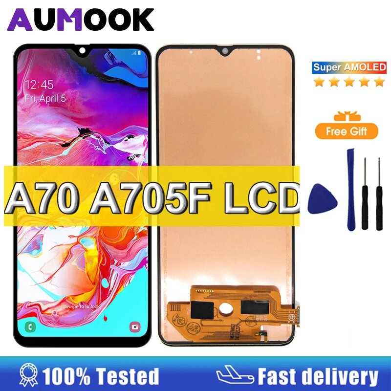 Дисплей Super AMOLED для Samsung Galaxy A70 A705 A705F TFT с рамкой