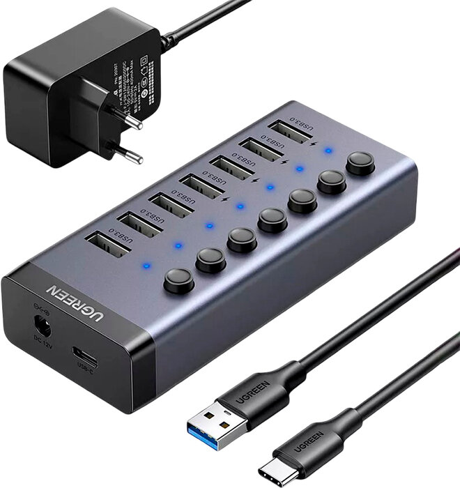 Разветвитель Ugreen CM481 черный