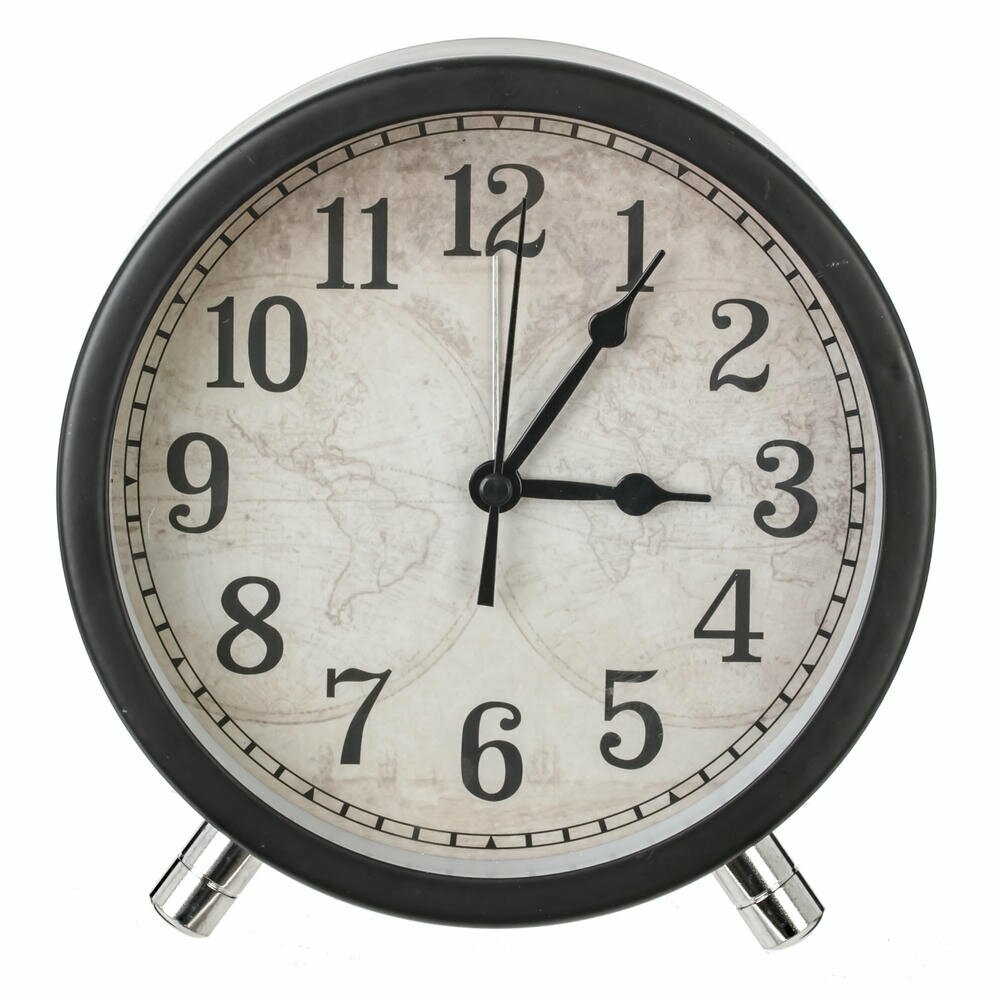 Будильник (1xАА н/п), L16 W6 H17 см