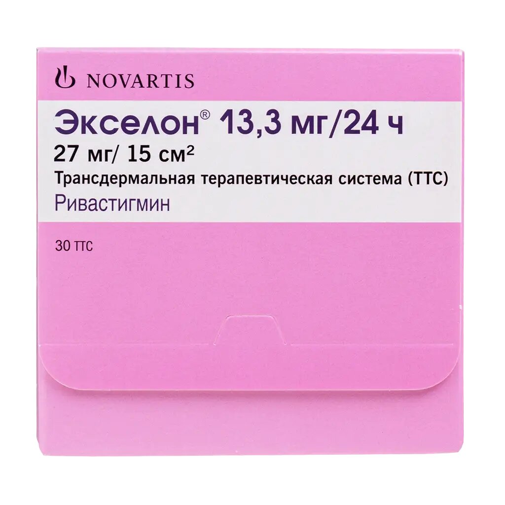Экселон трансдермальная терапевтическая система 13,3 мг/24 ч пак 30 шт