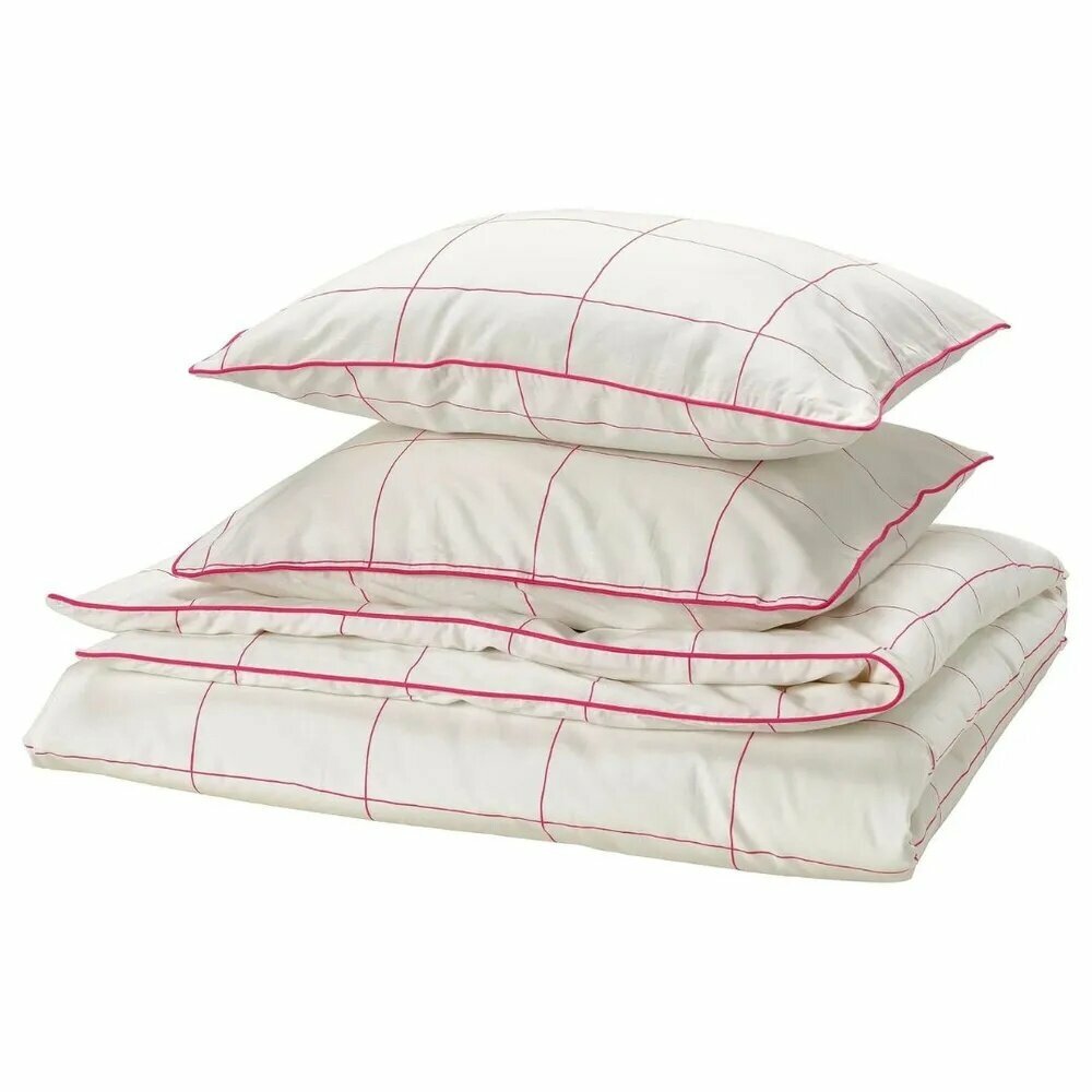 IKEA Комплект постельного белья, Двуспальный, наволочки 50x60