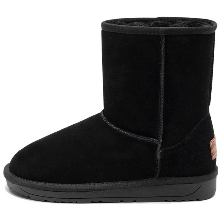 Зимние сапоги унисекс AGSDON утеплённые, black [medium tube], 36 EU