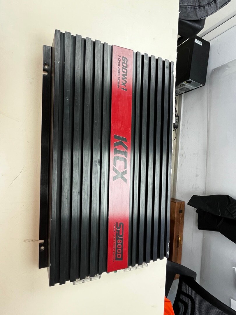 Усилитель Kicx SP 600D, 600Вт, моноблок класса D, мостовой режим