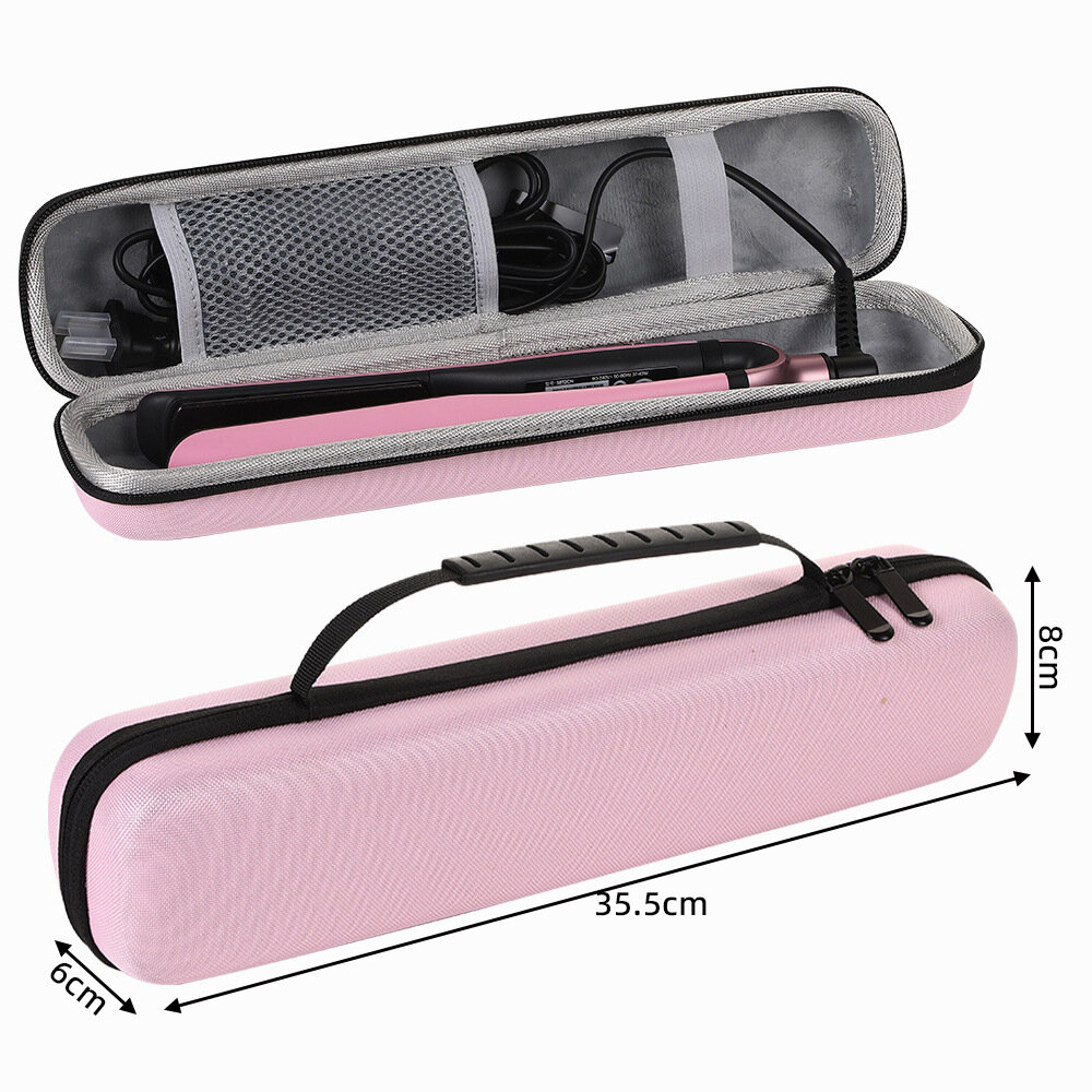 Жесткий водонепроницаемый и ударопрочный чехол для выпрямителя волос, коробка для хранения, портативный EVA чехол для укладки волос