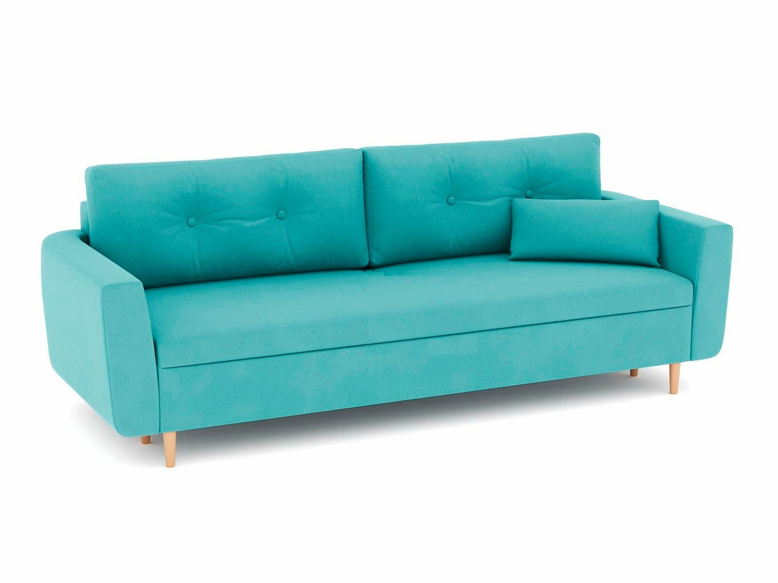 Диван - кровать Норфолк, пантограф, 232*90*95, велюр Зара Азур 48