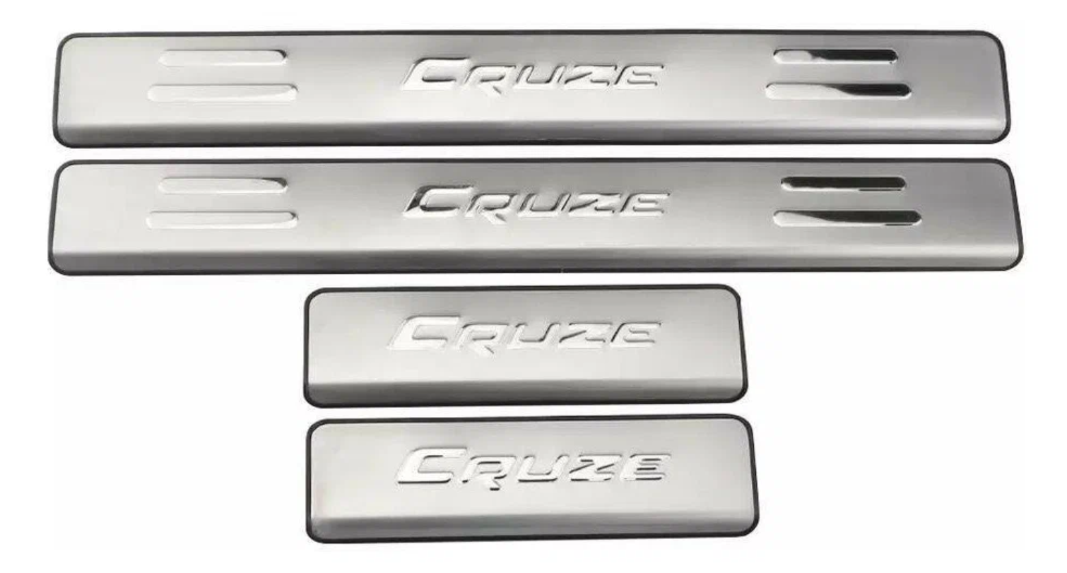 Накладки на пороги Chevrolet Cruze / Шевроле Круз 2012-2016 г. в