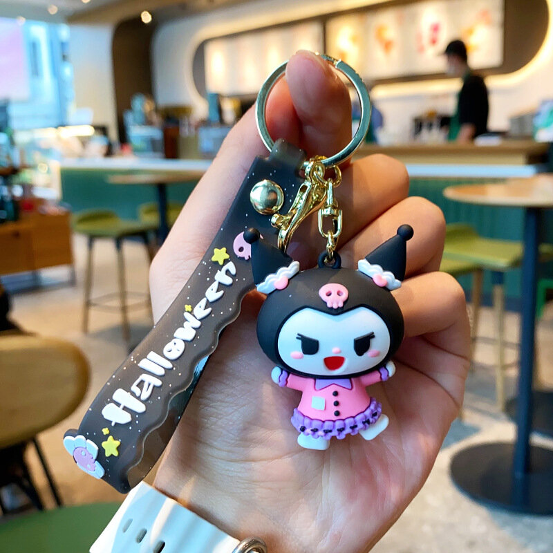 Брелок Sanrio, Куроми, фигурка Коричной Собачки из мягкого винила, кулон, небольшой подарок, смеющаяся Куроми.