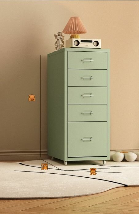 Комод, 5*выдвижных ящиков, железный, утолщенный, съемный, для хранения,