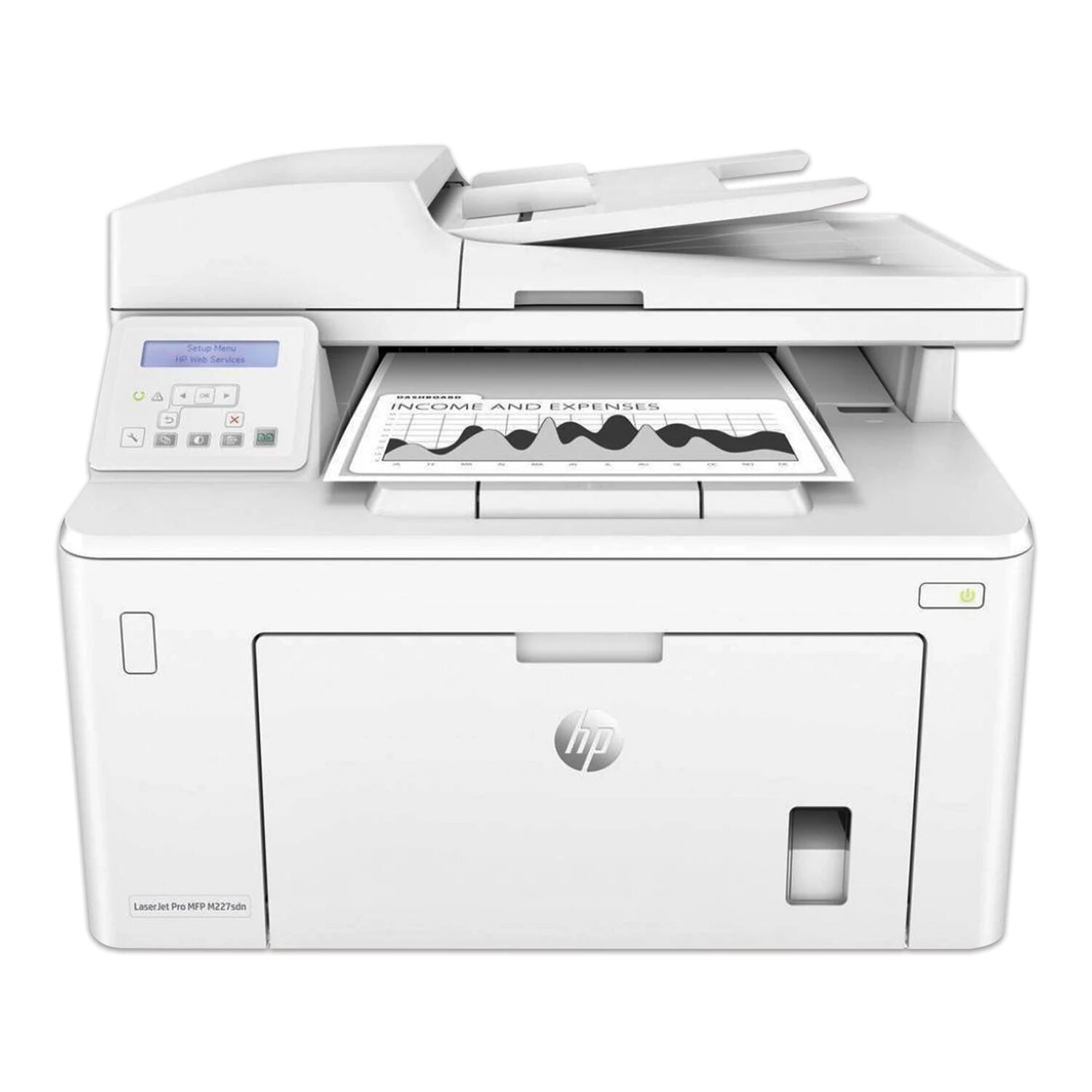 МФУ лазерное HP LaserJet Pro M227sdn "3 в 1", А4, 28 стр./мин, 30000 стр./мес, Дуплекс, АПД, сетевая карта