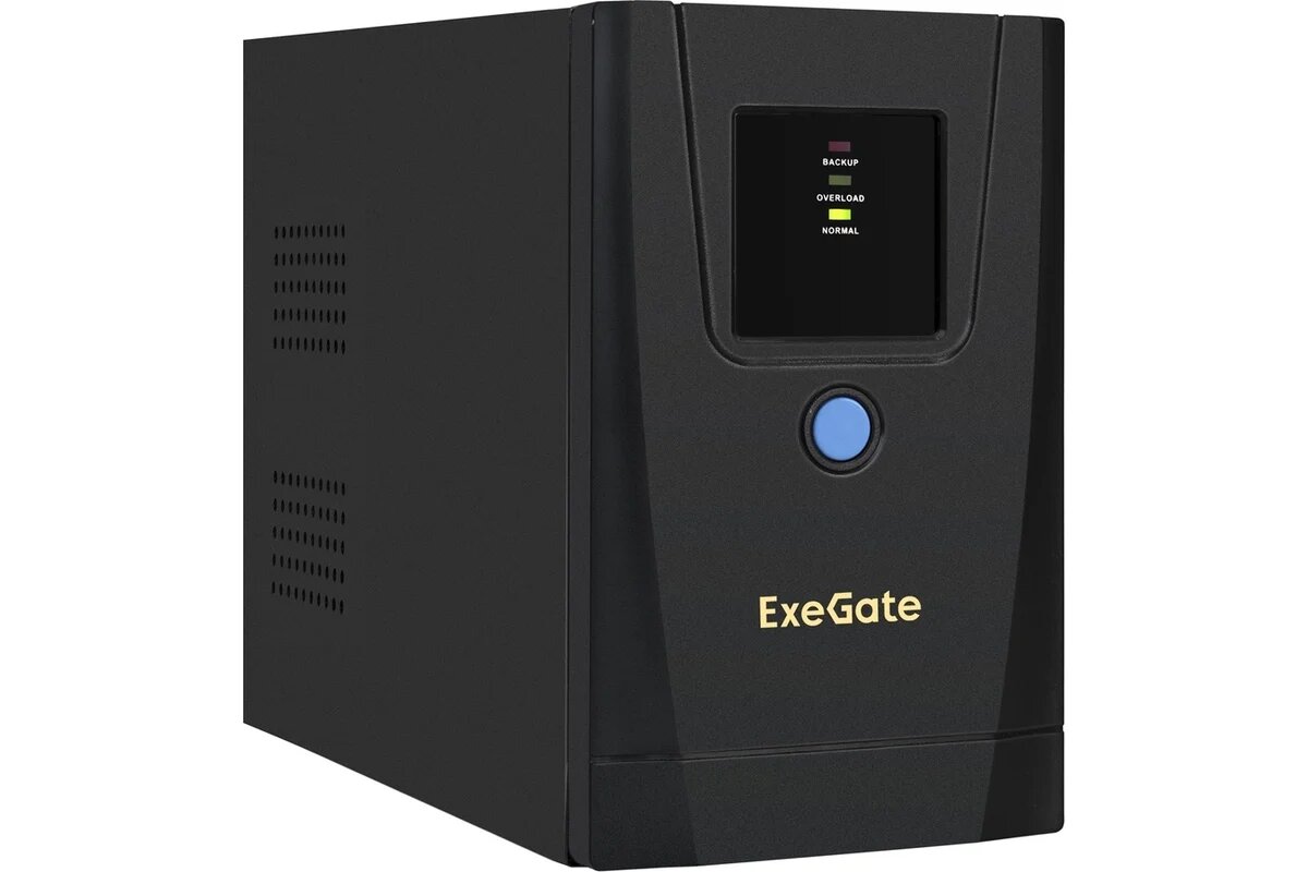 ИБП ExeGate SpecialPro EX292777RUS, 3 выходных разъема, 900 ВА (500 Вт), черный