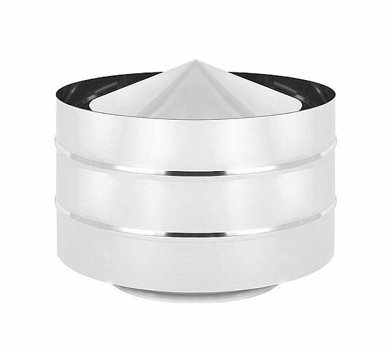 Дефлектор Везувий нерж. (AISI 430/0,5мм) д.115х180