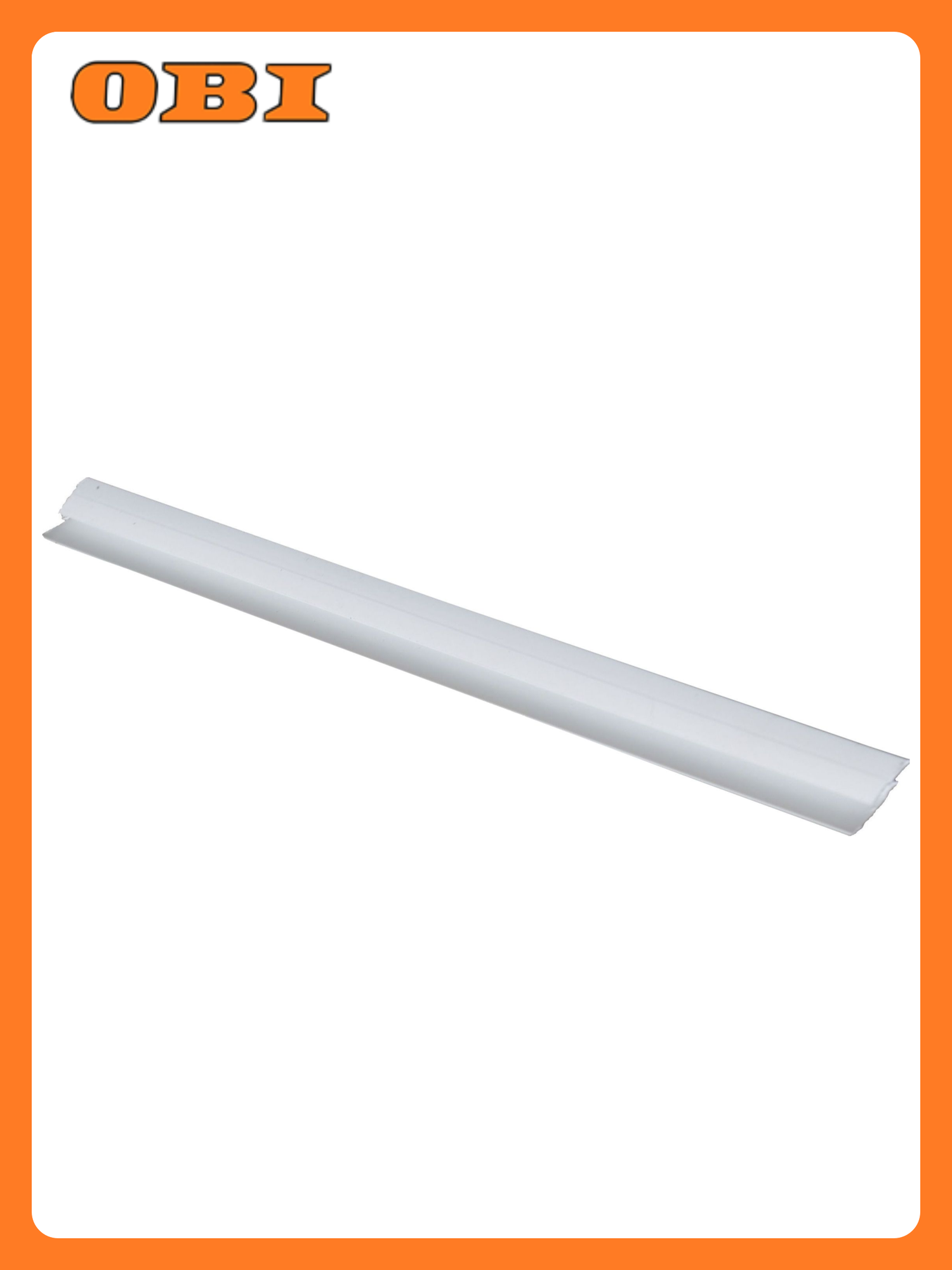 Угол внутренний Центурион, для МДФ панелей, белый, ПВХ, 2440мм