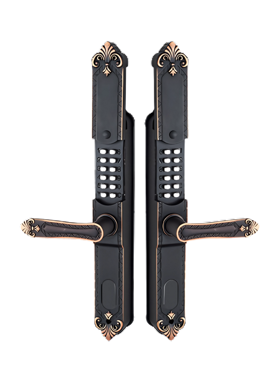 Кодовый замок SAFEBURG MECH-2009AS Black, универсальный, антивандальный, с ручкой, замок всепогодный уличный