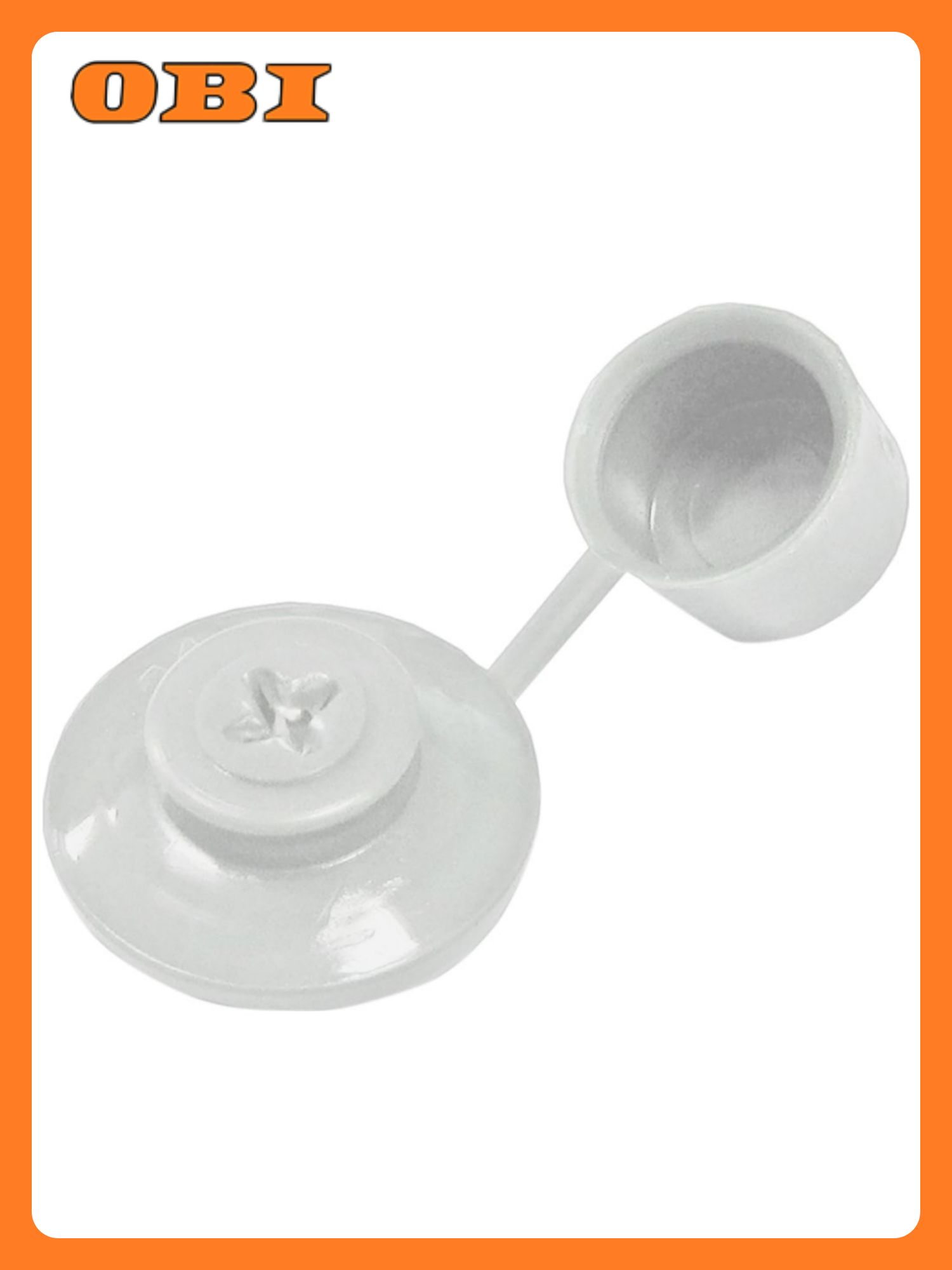 Шляпка Tech-KREP Стройбат, для шиферных гвоздей, декоративная, серая, 20 штук