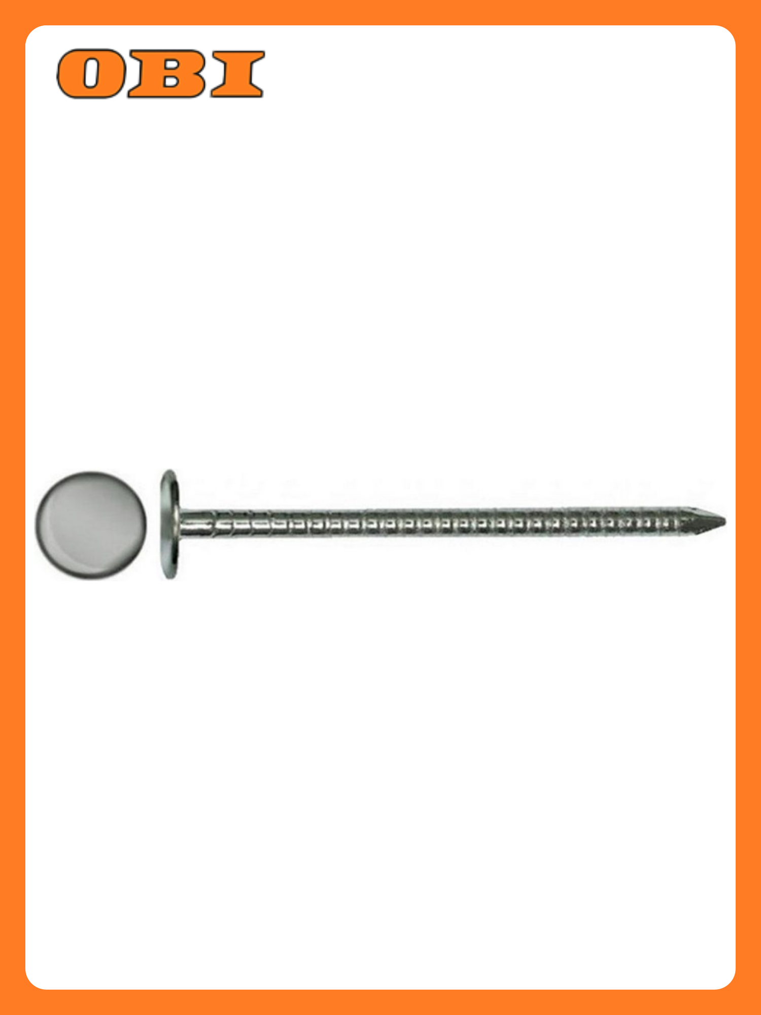 Гвозди шиферные Tech-KREP, 4x120мм, 1кг, цинковое покрытие, серебристые