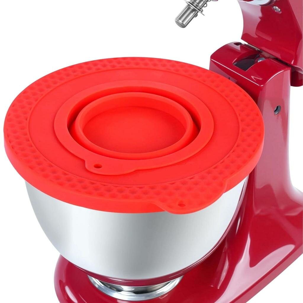 Вертикальная крышка чаши миксера подходит для KitchenAid 4.5-5QT-красный