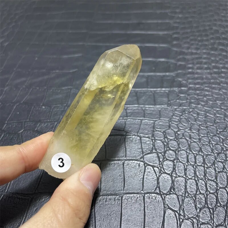 Желтый кристалл дымчатый топаз RongDe Jewelry 66g 82mm