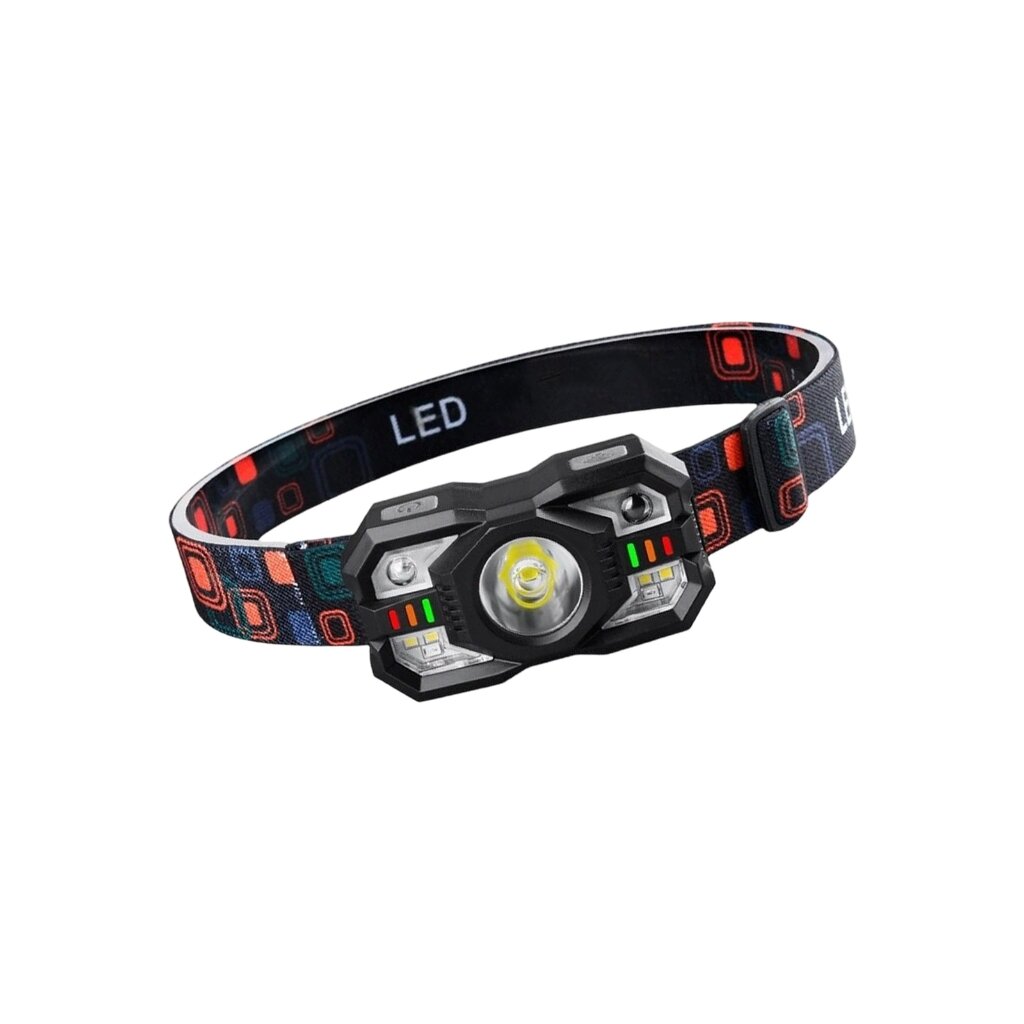 LED Headlamp Waterproof Head Flashlight for Camping Motion Head Lamp