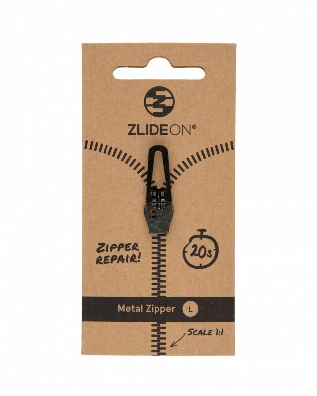 Бегунок для молнии ZlideOn Metal Zipper L 5A-2 (Black)