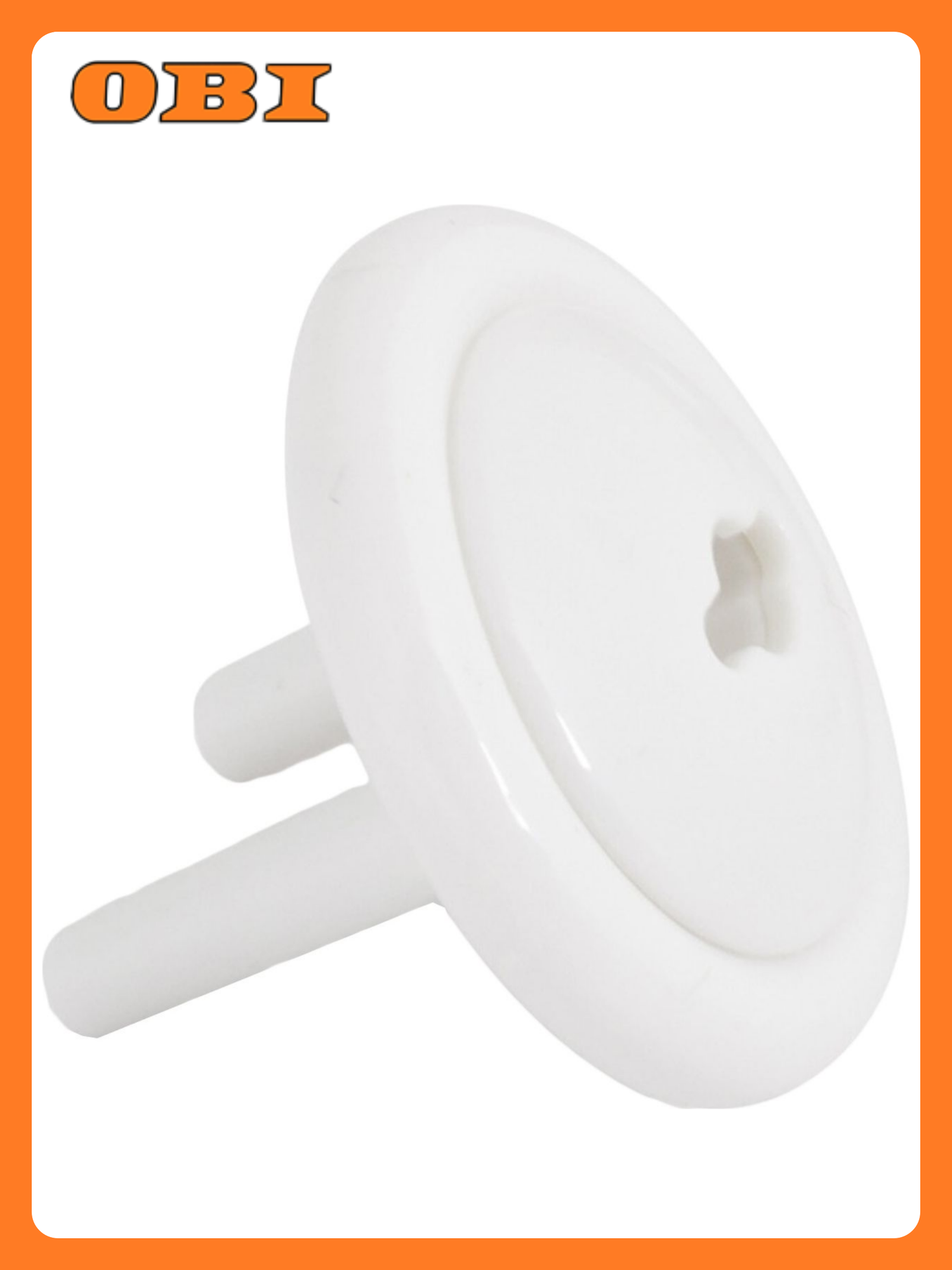 Заглушки для розеток PALLADIUM BS 46.47, ABS-пластик, белые, 6 шт.