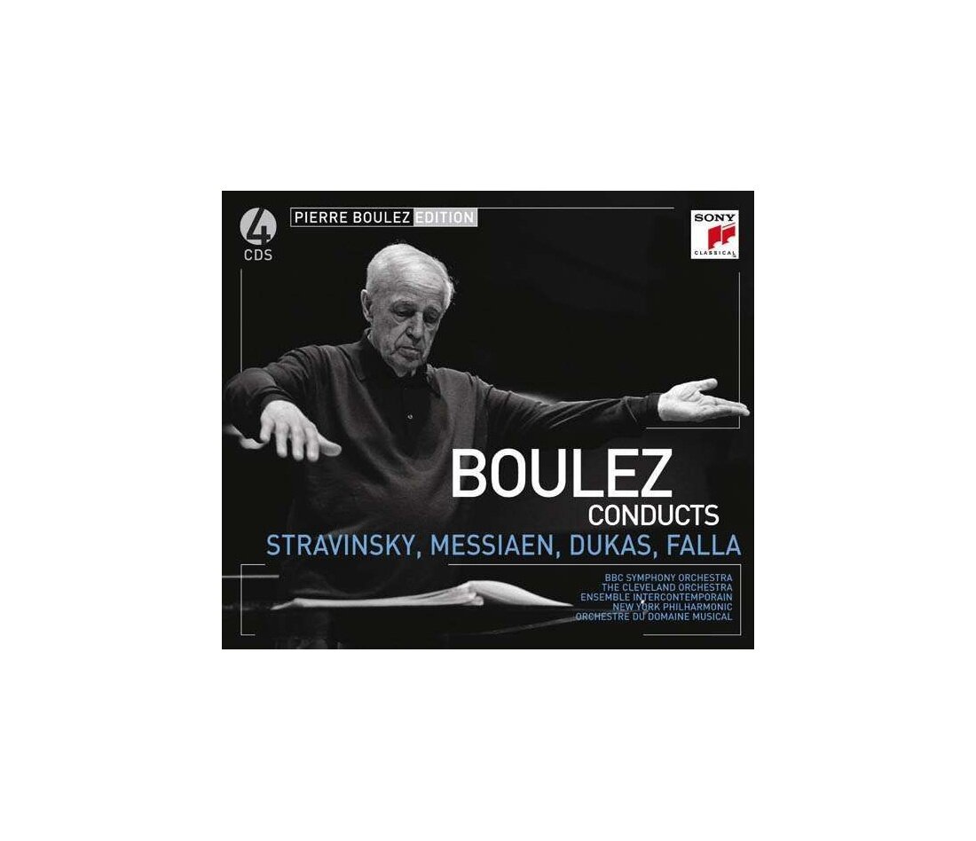 Диск Pierre Boulez Edition (Sony): Strawinsky/Messiaen/Falla/Dukas (4 CD)