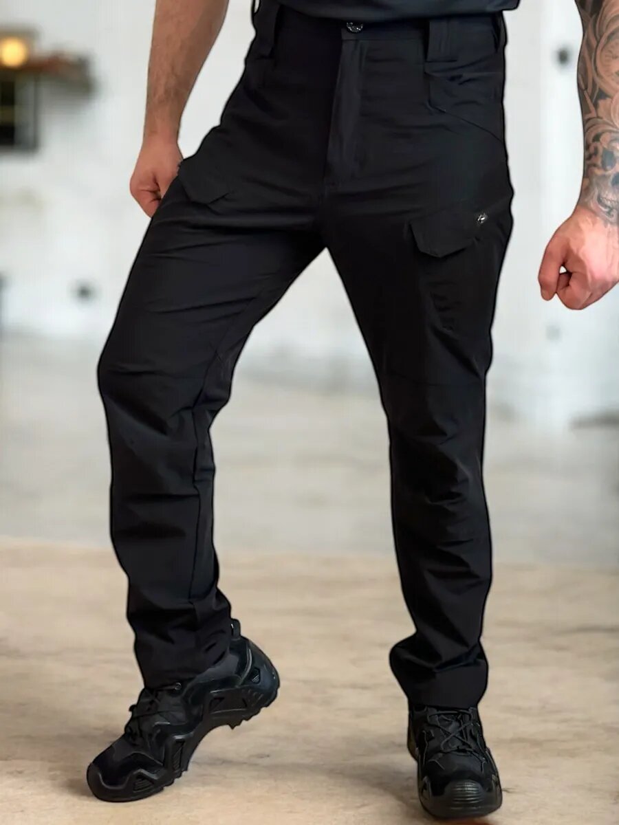 Брюки тактические мужские демисезонные черные