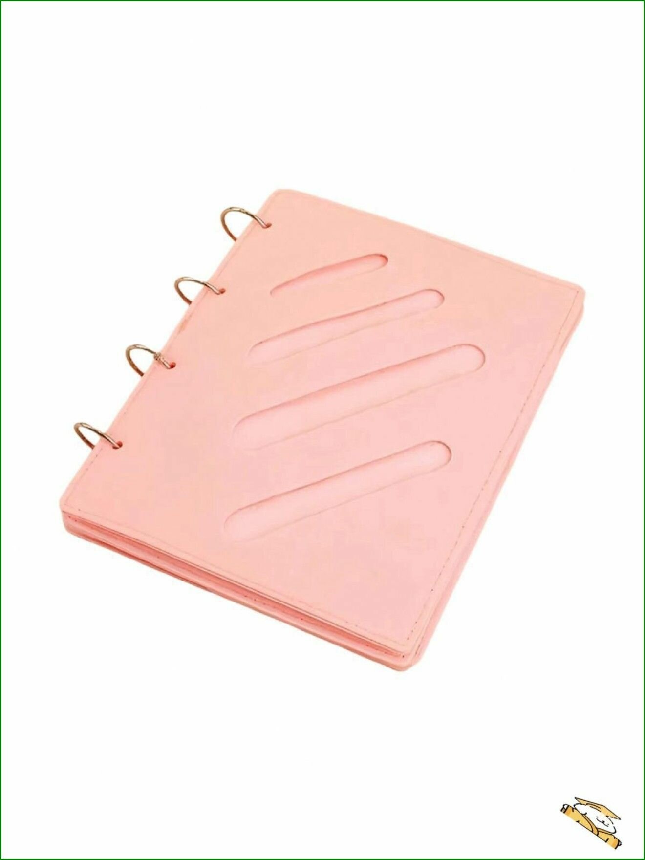 (1 шт.) альбом для демонстрации детских заколок и ободков - розовый