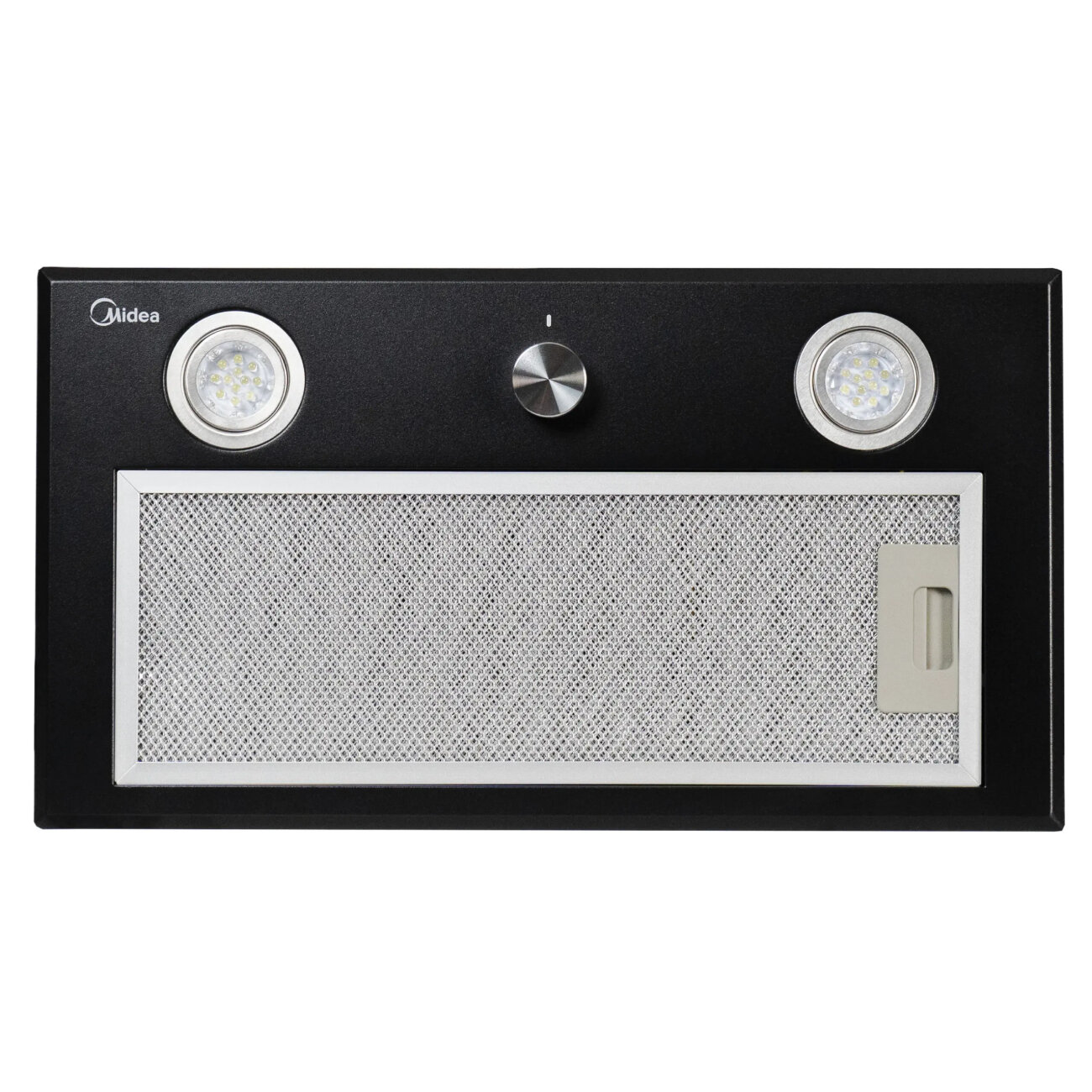 Вытяжка Midea MH60I350B, встраиваемая, 600м³/ч, черная, антивозвратный клапан