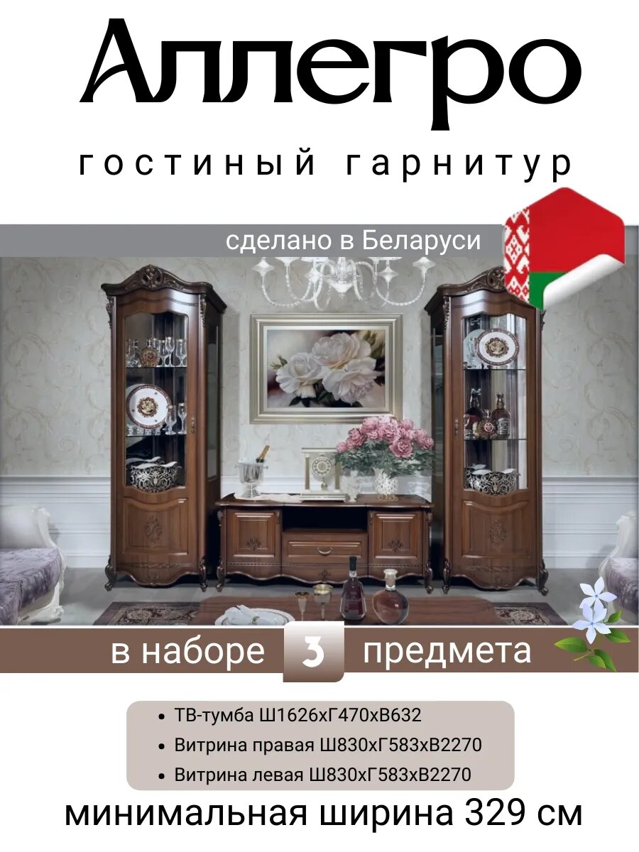 Гостиный гарнитур Аллегро ноче ренуар