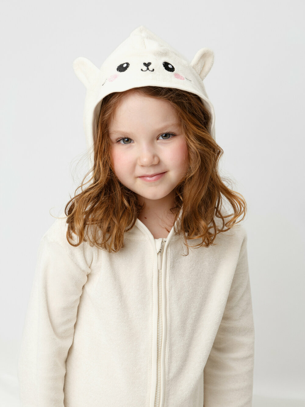 Халат К 5801/белая лилия(котенок)