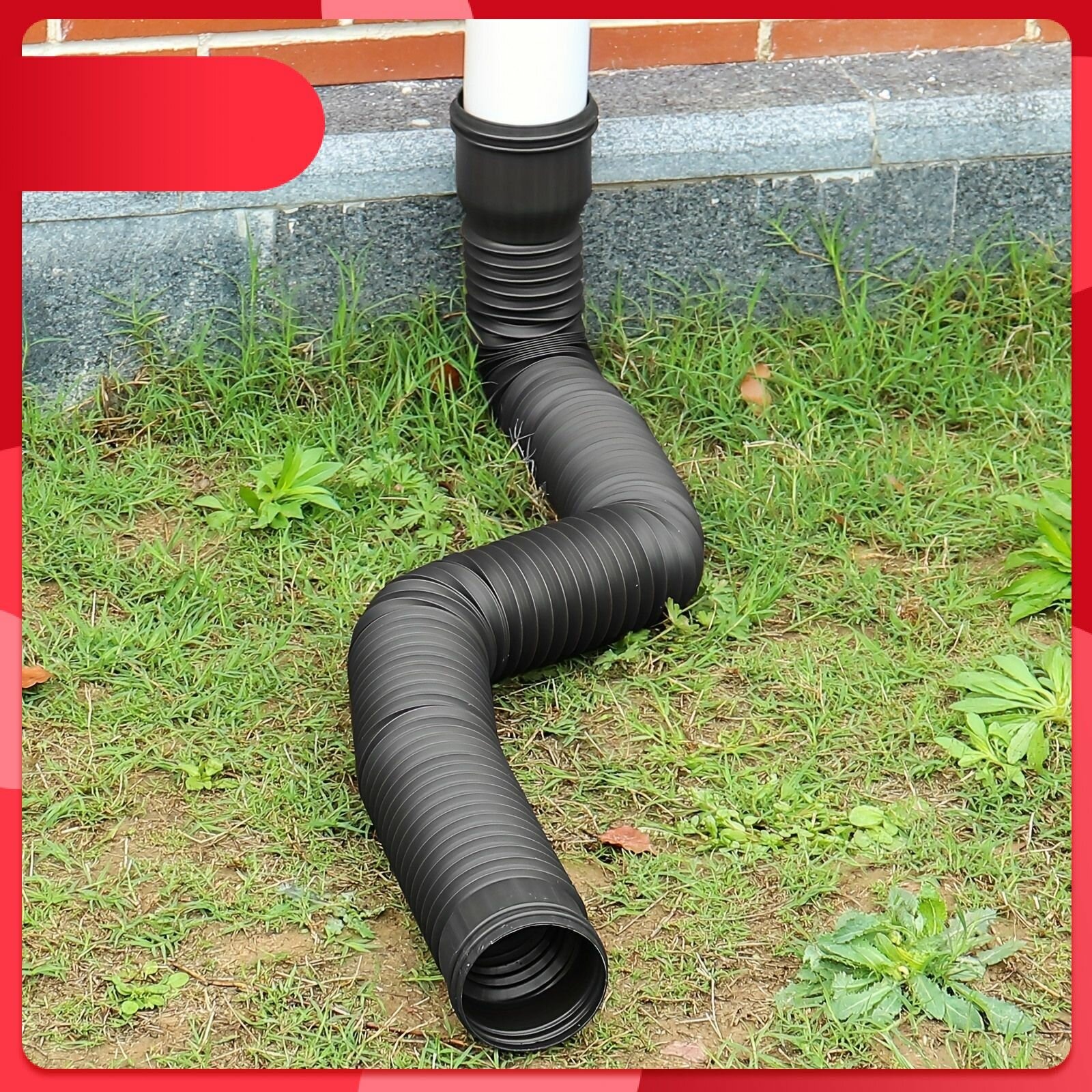 Эксклюзивный круговой соединитель для пластиковой дренажной трубы, предназначенной для эффективного удлинения гибких трубопроводных систем