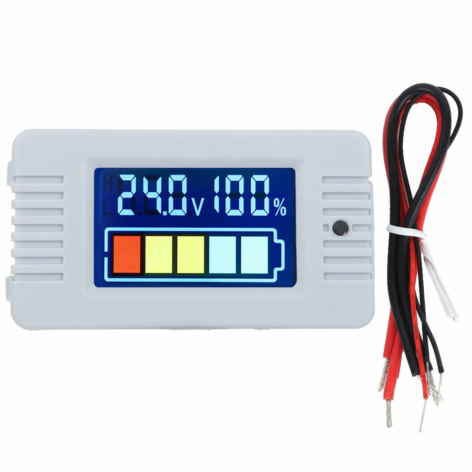 Индикатор емкости батареи LCD цифровой вольтметр тестер мощности 0100V