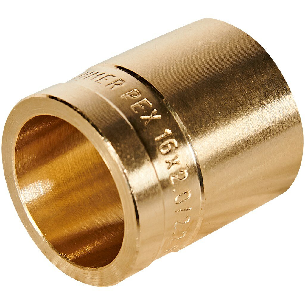 Гильза монтажная 16 мм. для труб PEX аксиальная ROMMER (RFA-0020-000016)