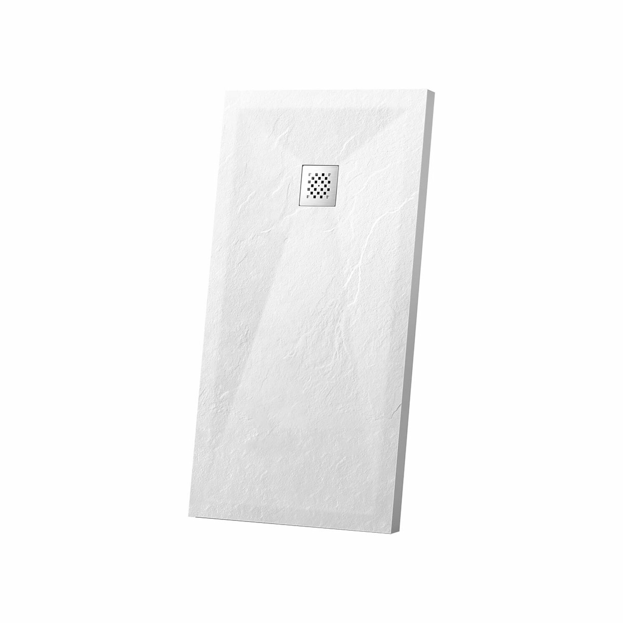 Поддон для душа из искусственного камня VST-4SR8010W, 1000*800*25, белый матовый