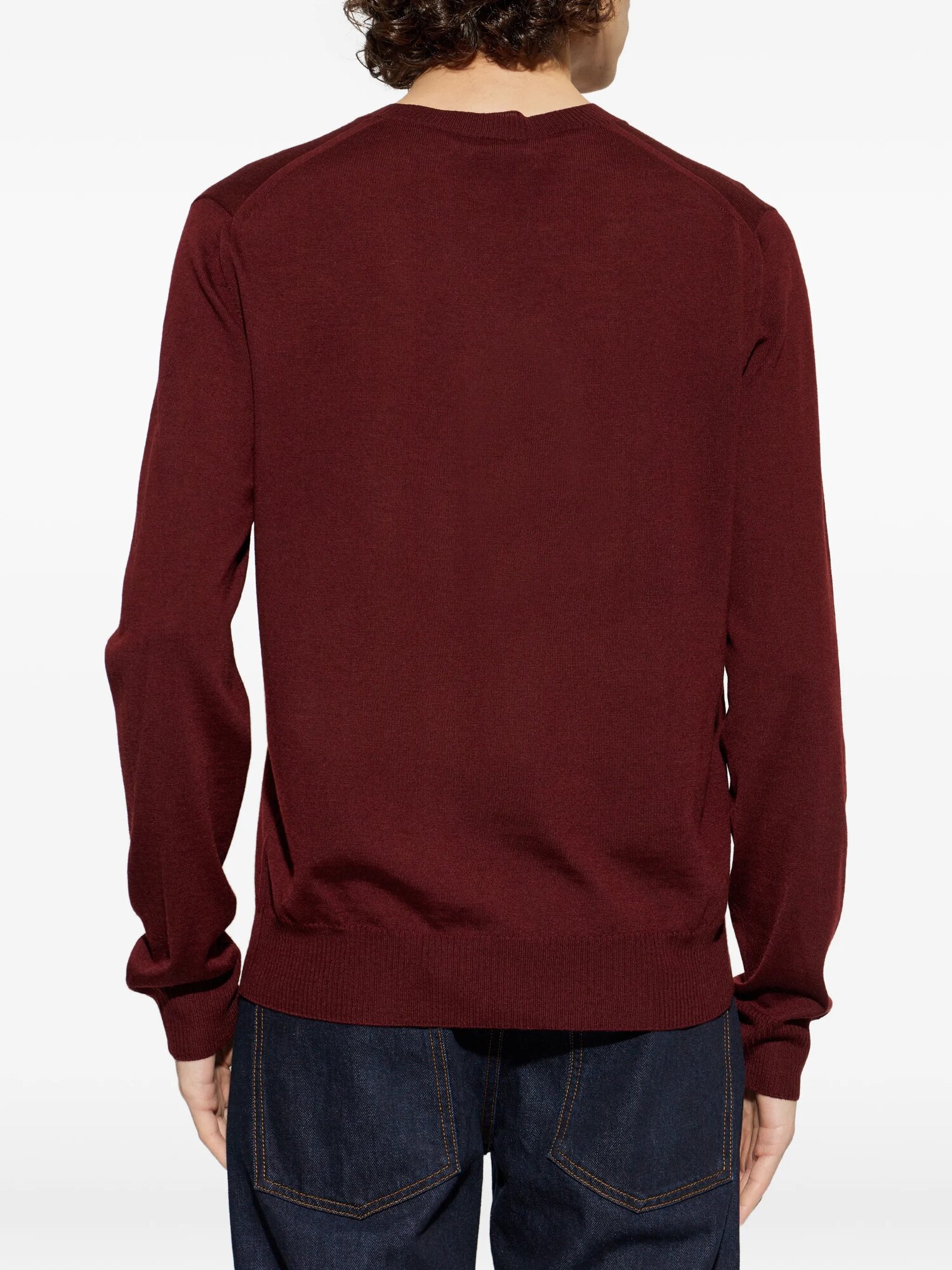 Свитер Alexander McQueen Logo-embroidered sweater, размер 54, , red — фото 1