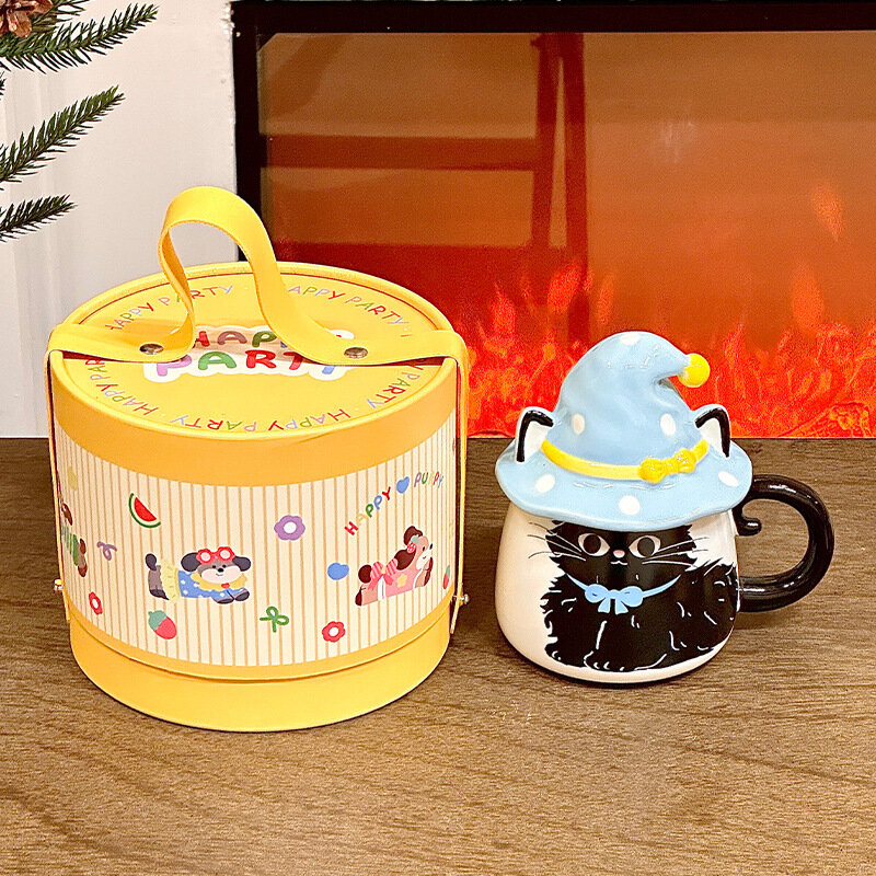 Подарок на день рождения для девочек, практичный небольшой презент, высокая эстетическая ценность, милая керамическая кружка, изысканный подарок для лучших подруг.