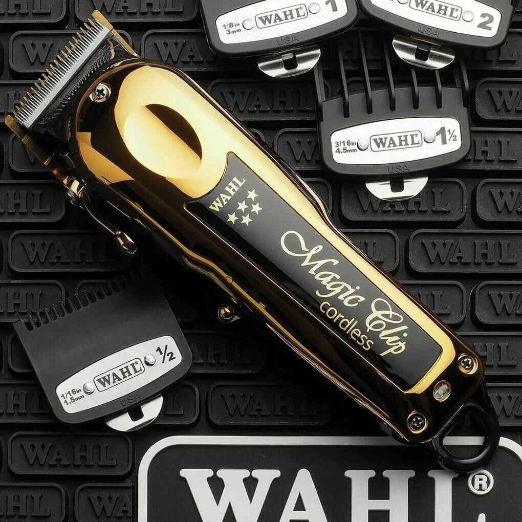 Машинка для стрижки Wahl 8148-2316H Magic Clip Cordless 5Stars EU, золотой/gold