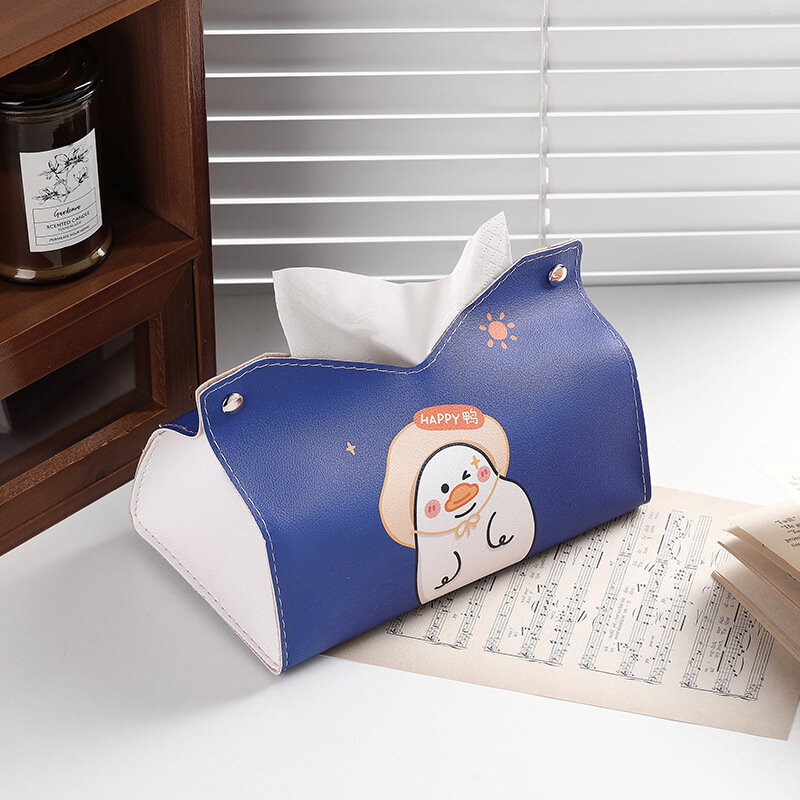 Давай утка коробка для салфеток гостиная дома Творческий обеденный стол коробка для салфеток кожаная коробка для