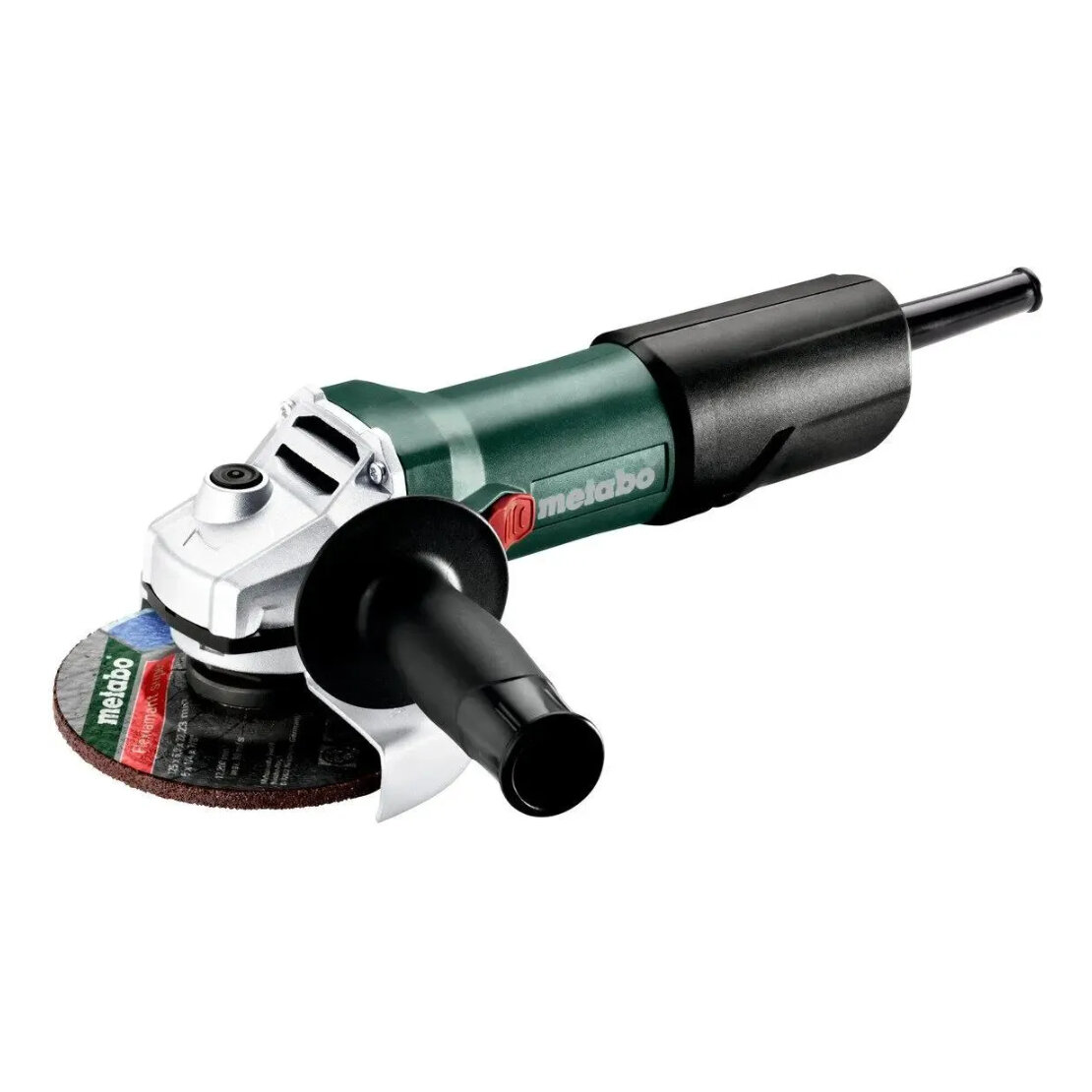 Шлифмашина угловая Metabo WEV850-125, 850 Вт, 11500 об/мин, M14, 2 Нм плавный пуск, синий