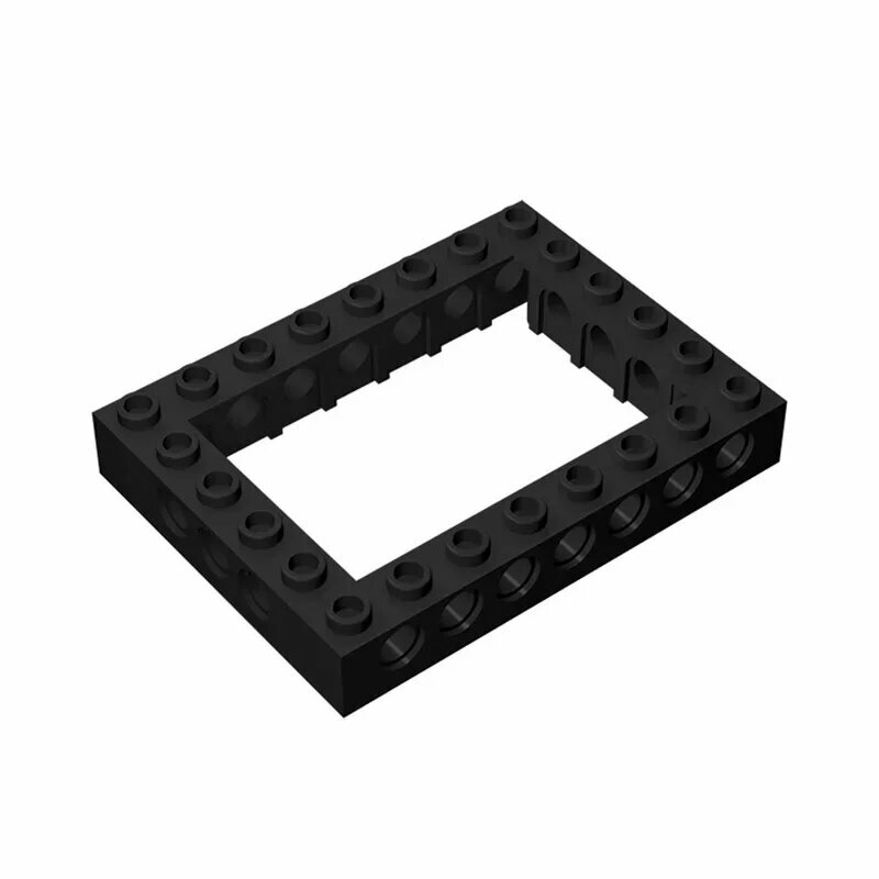 SixBricks совместимые базовые кирпичи 6x8 Черный, 26-black